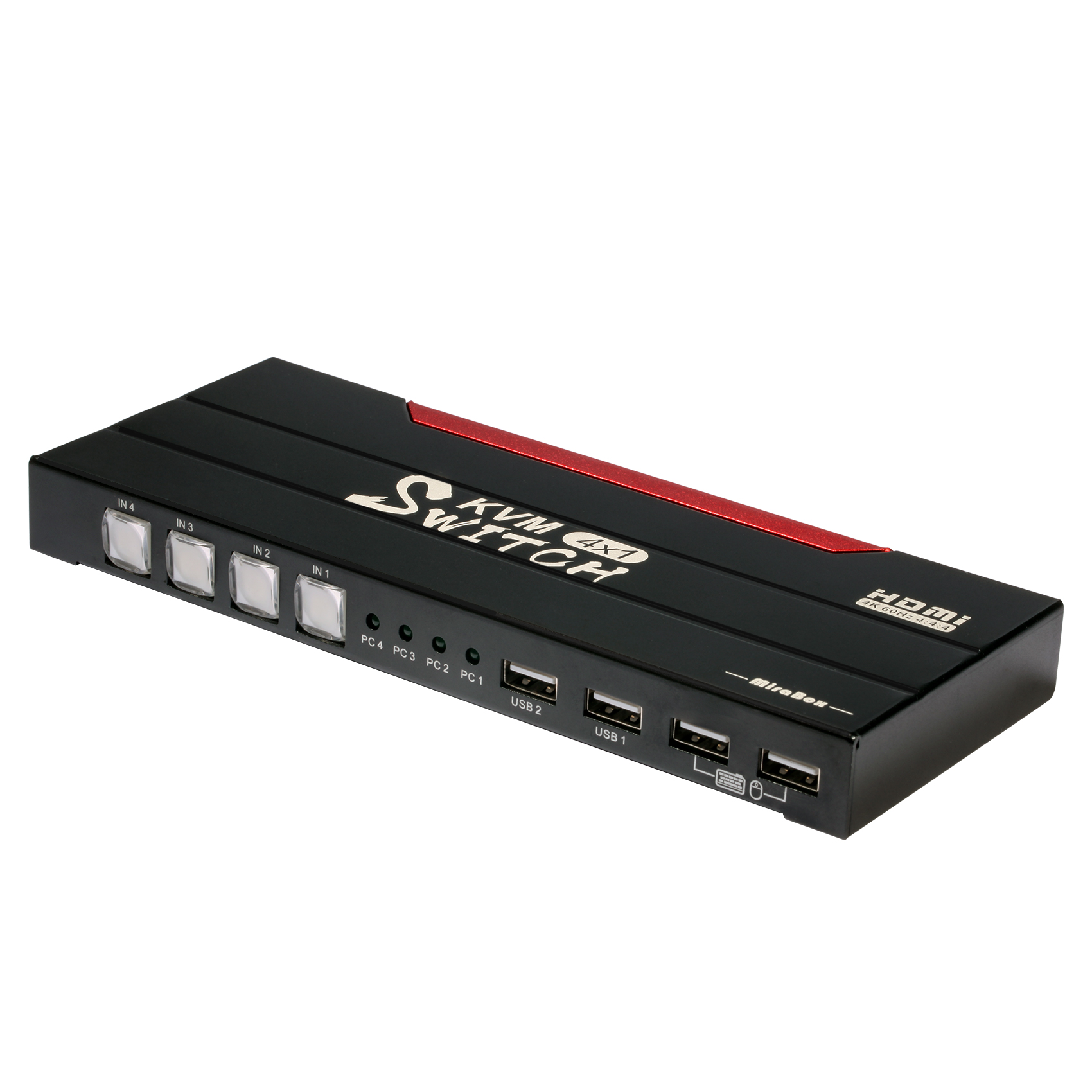 קופסת מיתוג HSV581 KVM HDMI 4K | קופסאות מיתוג - KVM | TDSD